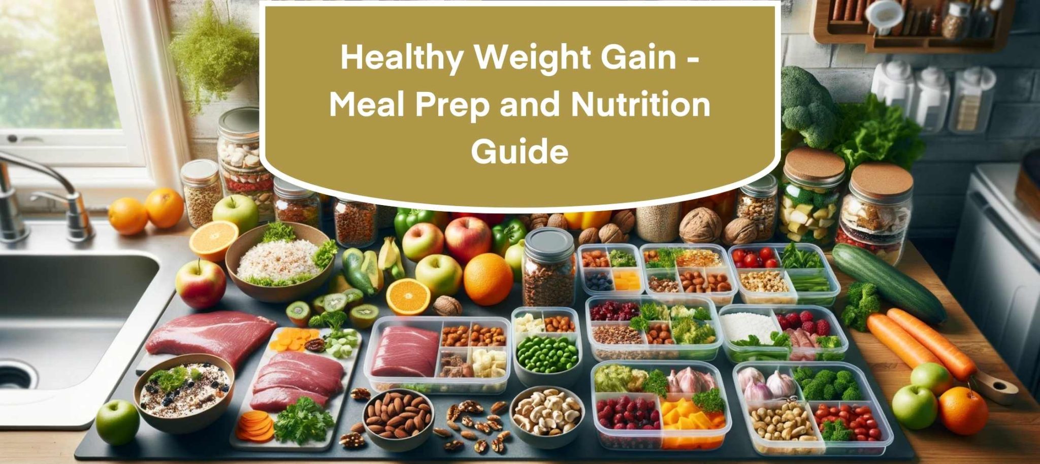 Healthy Weight Gain - Meal Prep and Nutrition Guide - E-BP
